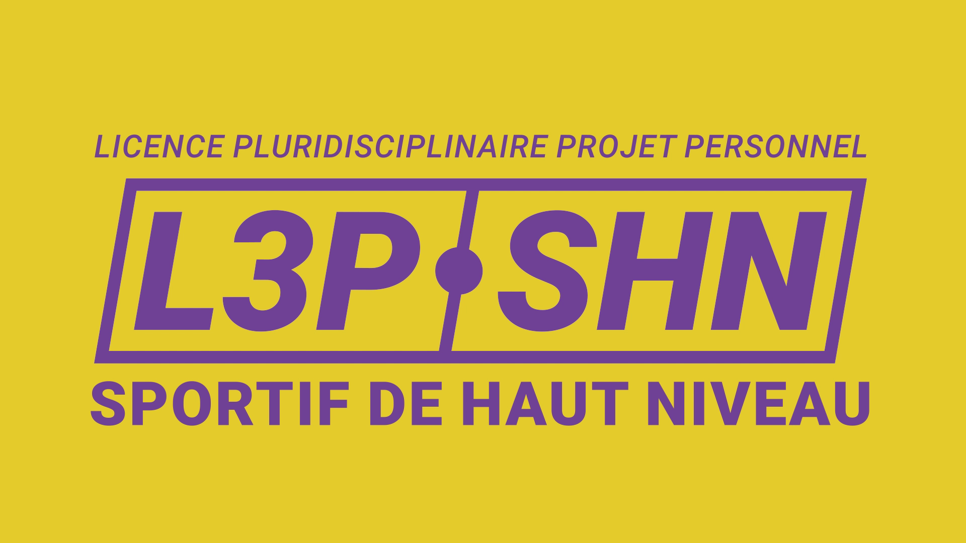 Pod - Présentation De La L3p-Shn - Licence Pluridi…